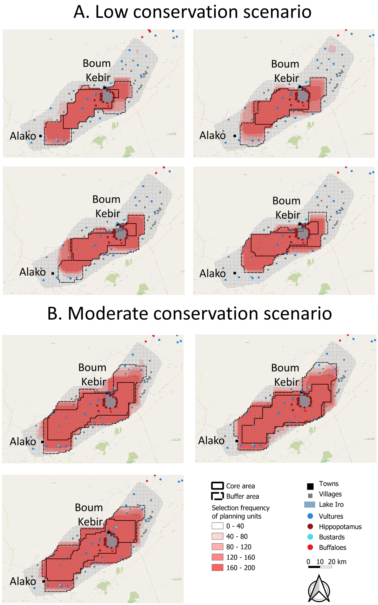 How can we efficiently create protected areas in inaccessible, yet ...